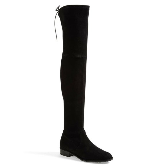 Stuart Weitzman | Shoes | 50 Stuart Weitzman Lowland Otk Suede Thighhigh Boots Black 10 Pb31 ...